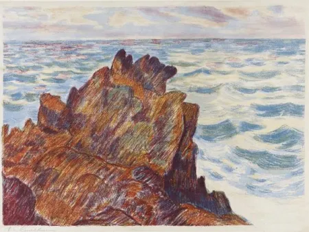 Lithographie de Armand Guillaumin, Armand Guillaumin (1841-1927). Les ...